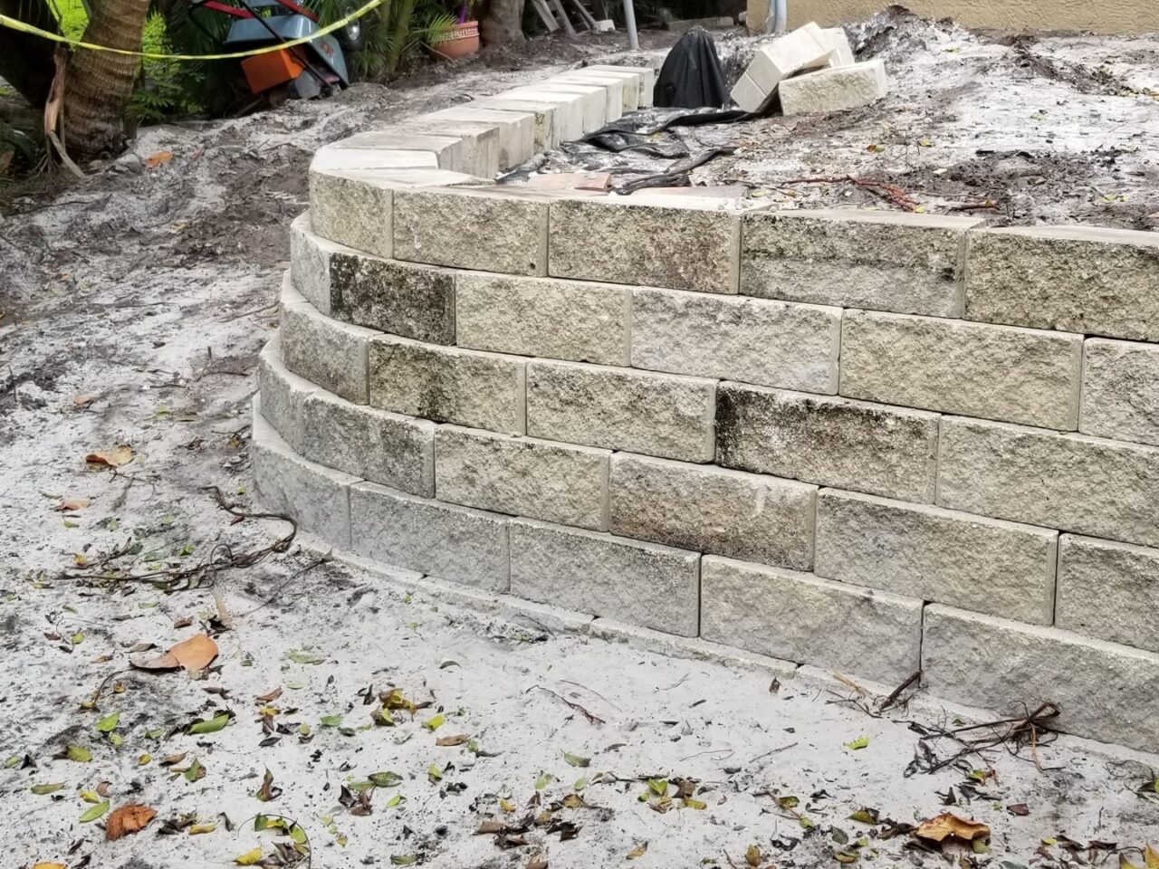 palm beach county retaining wall