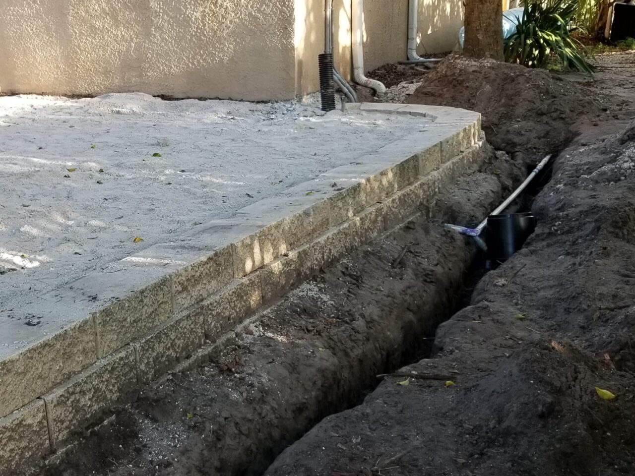 palm beach county retaining wall